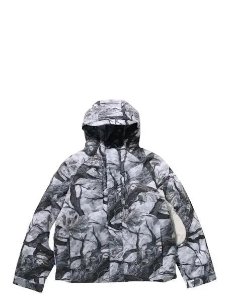BAPE Tree Edge Camo Down Jacket - White