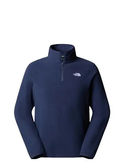 The North Face Glacier Fleece 1/4 Zip Hoodie - Summit Navy Blue
