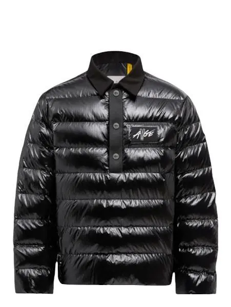 Moncler X A$ap Rocky Vardar Down Polo Shirt Jacket - Black