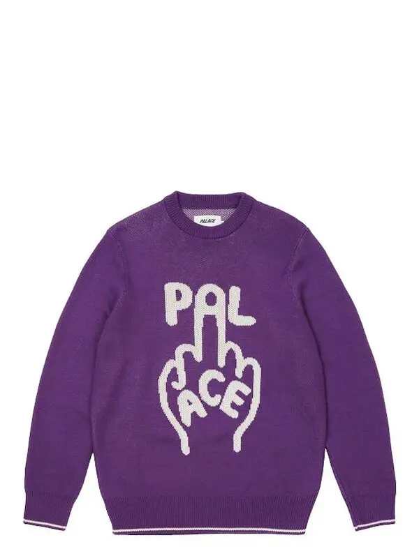 PALACE Finger Up Knit - Purple