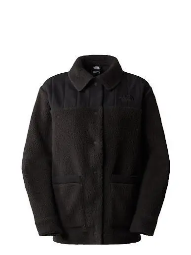 The North Face Cragmont Fleece Shacket Hoodie - Black