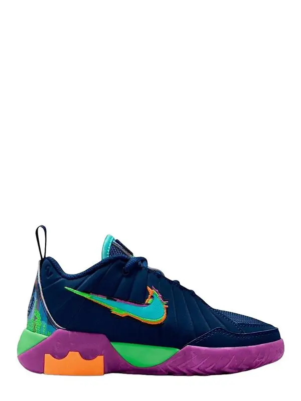 Nike Lebron Witness 9 King Of The Court Sneakers - Blue Void/bleached Turquoise/vivid Purple