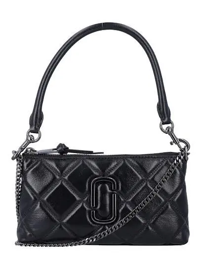 Marc Jacobs Pochette Quilted Leather - Black