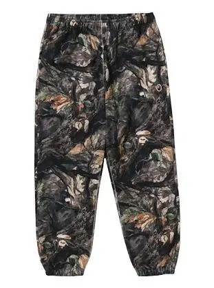 A BATHING APE Tree Edge Camo Relaxed Fit Sweat Pants - Brown