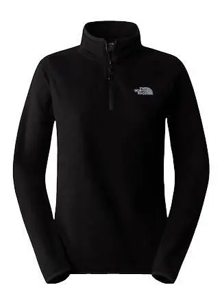 The North Face 100 Glacier 1/4 Zip Jacket - Black/npf