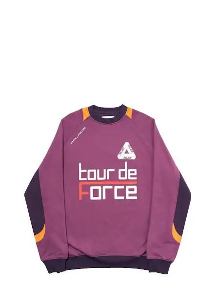 PALACE Tour De Force Crew - Purple