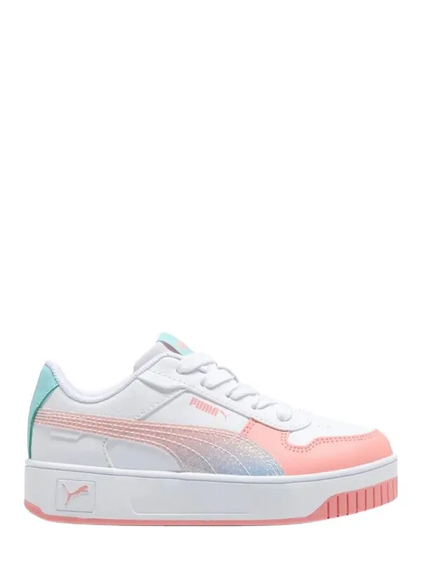PUMA Carina Street Sparkle Fade Sneakers - Puma White/pink Fruit/safe Lake
