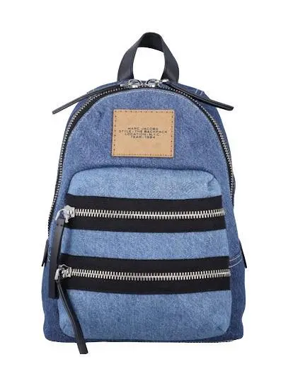 Marc Jacobs The Medium Backpack Denim - Indigo