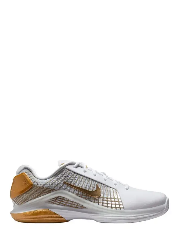 Nike Court Air Zoom Vapor Hypersmash Hc - White/pure Platinum/metallic Gold