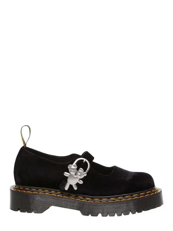 Dr. Martens Addina Heaven Marc Jacobs Velvet Mary Jane - Black