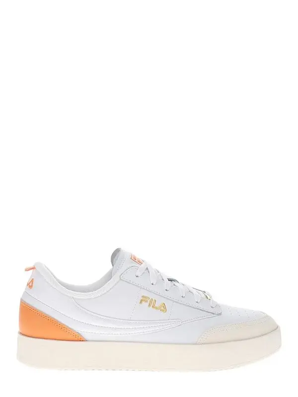 FILA Tennis 88 Vtg Sneakers - White/tangerine