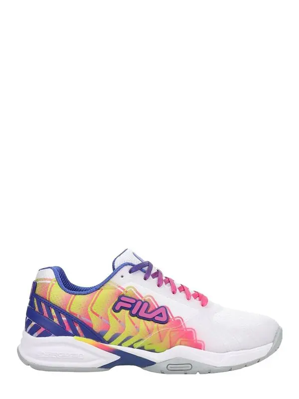 FILA Volley Zone Pbf Sneakers - White/pink/blue