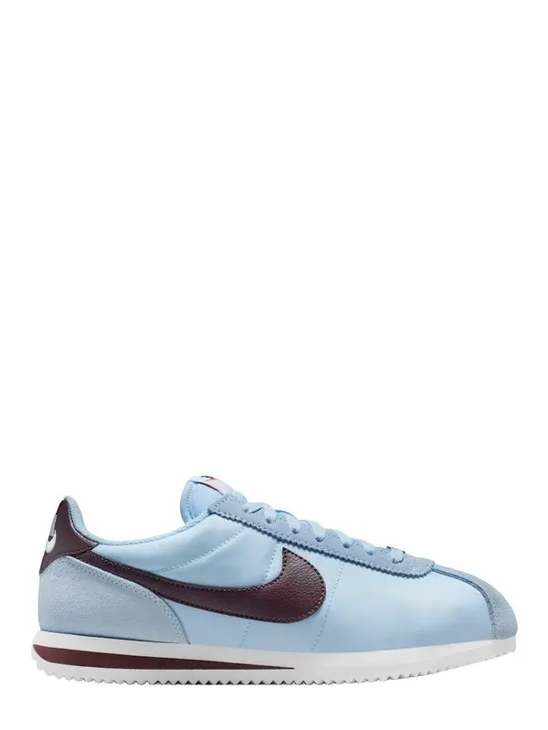 Nike Cortez Textile Sneakers - Celestine Blue/white/burgundy Crush