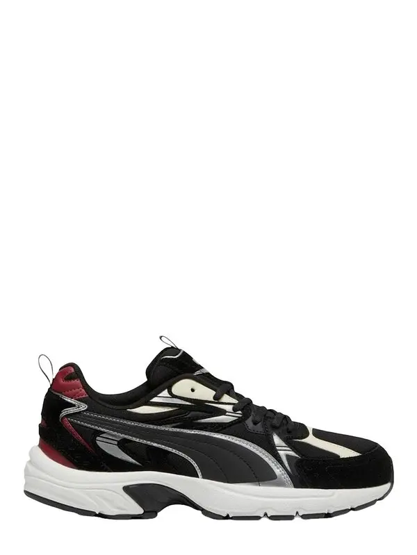 PUMA Milenio Tech Suede Sneakers - Puma Black/intense Red/alpine Snow