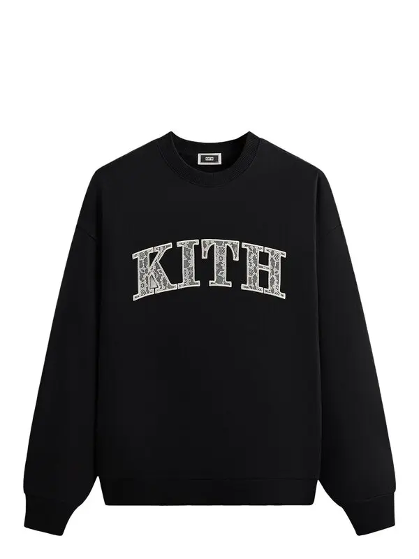 Kith Arched Lace Nelson Crewneck - Black