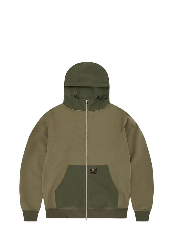 CORTEIZ Guerillaz Ripstop Zip Hoodie - Green