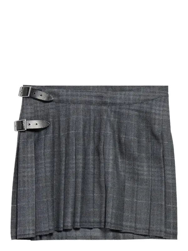 Balenciaga Pleated Mini Skirt - Grey
