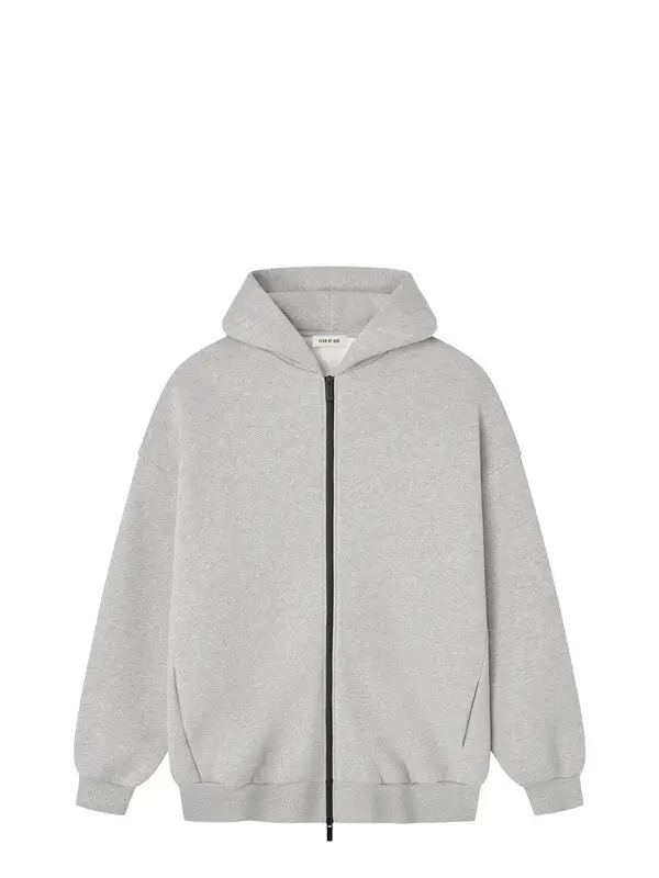 Fear Of God Zip Hoodie - Grey