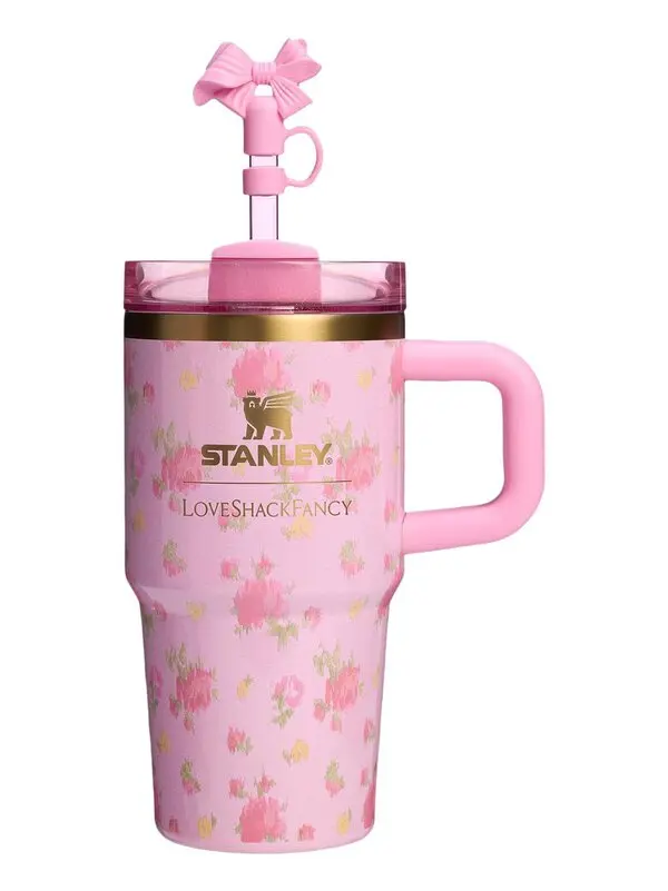 STANLEY 1913 X Loveshackfancy 20oz Flowstate Quencher Tumbler - Pink