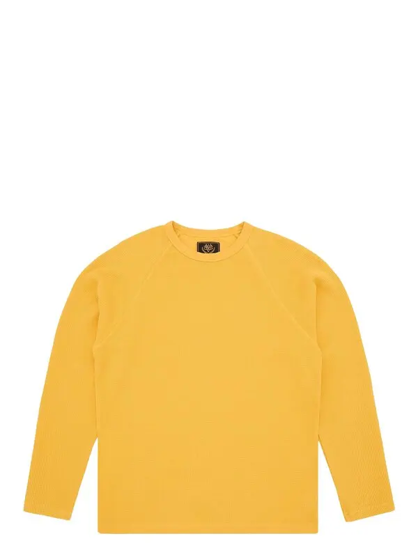 CORTEIZ Star Raglan Waffle Thermal - Yellow