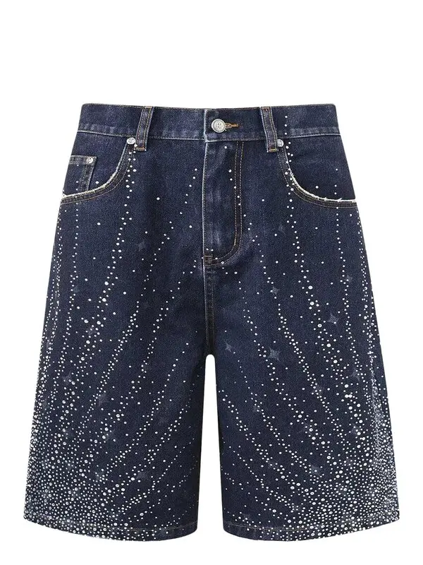 BIRTH OF ROYAL CHILD 20k Starlight Denim Short - Blue