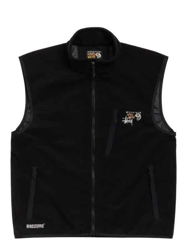 StÜssy X Mountain Hardwear Windstopper Vest - Black