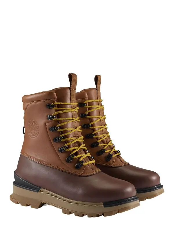 Canada Goose Leo Leather Boots - Tan Praline/noble Brown