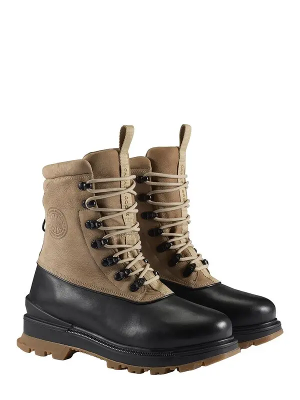 Canada Goose Leo Leather Boots - Tan/black
