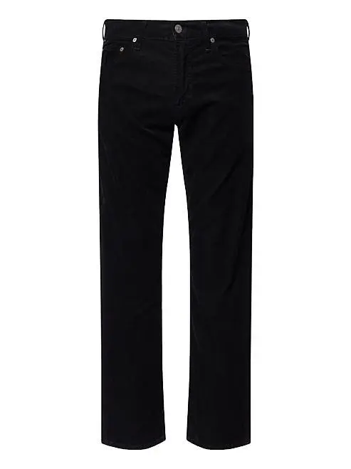 Citizens Of Humanity Elijah Corduroy Straight-leg Trousers - Black