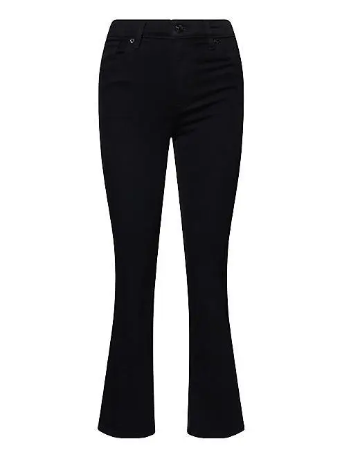 FRAME The Reboot Straight-leg Cotton-blend Jeans - Black