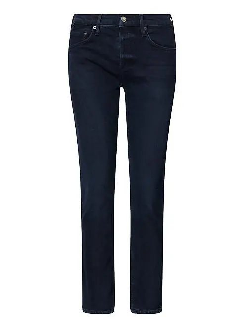 AGOLDE Slim-fit Denim Jeans - Substitute (dk Blue Blk)