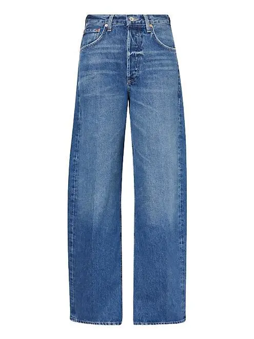 Citizens Of Humanity Ayla Baggy Wide-leg Denim Jeans - Claremont