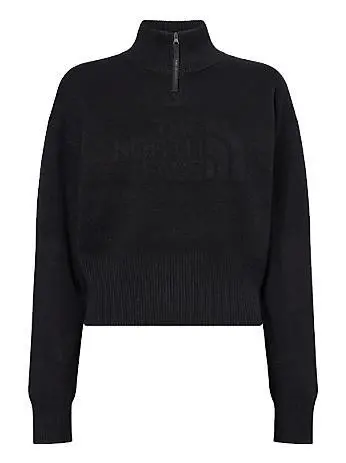 The North Face Half-zip Logo Knitted Jumper - Tnf Black