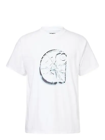 Carhartt Work In Progress Shattered Printed Cotton-jersey T-shirt - White