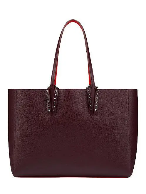CHRISTIAN LOUBOUTIN Cabata Soft Small Leather Tote Bag - Amara/gun Metal