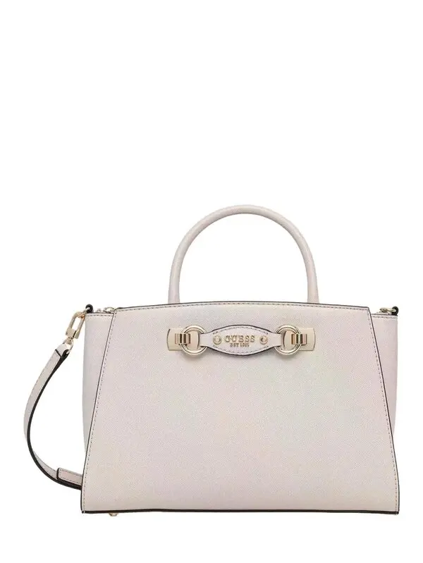Guess Logo-plaque Tote Bag - Neutrals