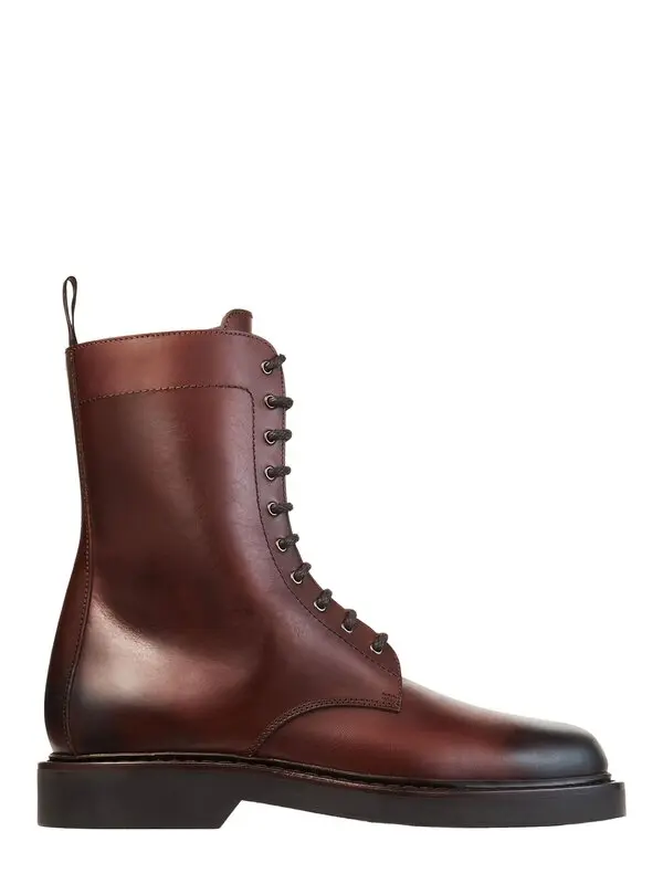 JIMMY CHOO Rowan Derby Ankle Boots - Chestnut