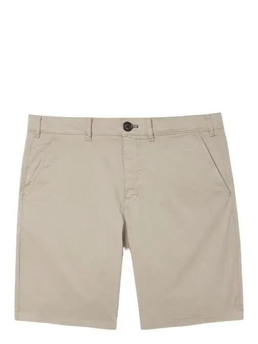 Paul Smith Organic Cotton-twill Shorts - Grey