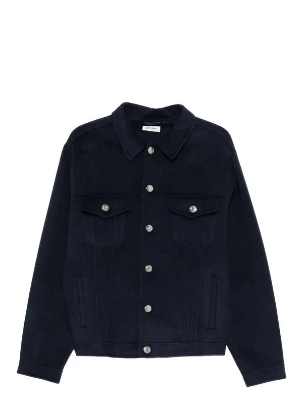 Soft Goat Denim Jacket - Blue