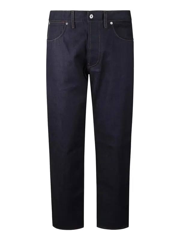 Stone Island Selvedge Regular Trousers - Blue