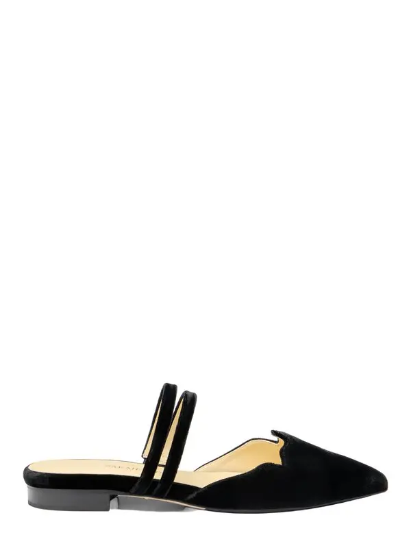 Sarah Flint Krystle Slides - Black Velvet