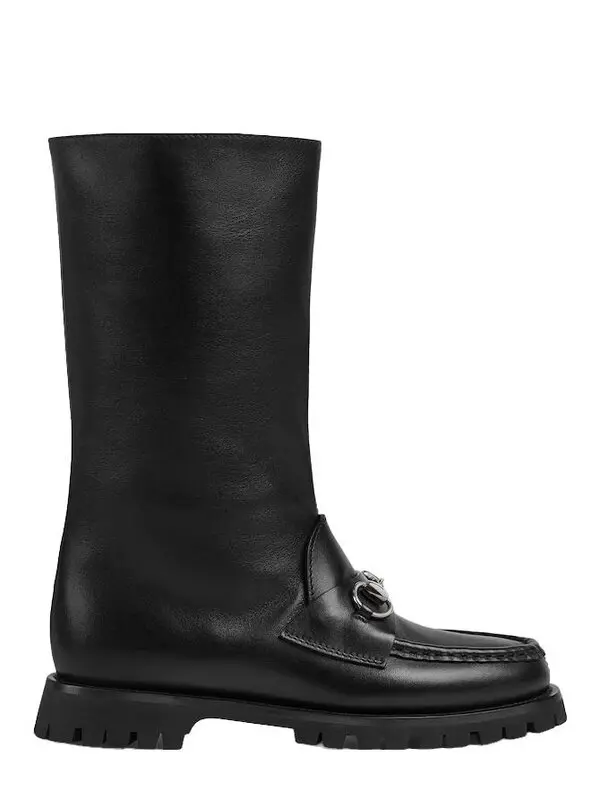 Gucci Boots With Horsebit - Black