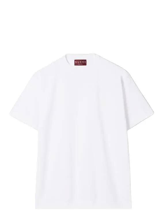 Gucci Cotton Jersey T-shirt With Embroidery - White