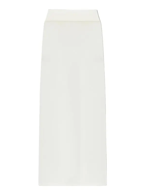 TOTEME Straight-cut Midi Skirt - Cream