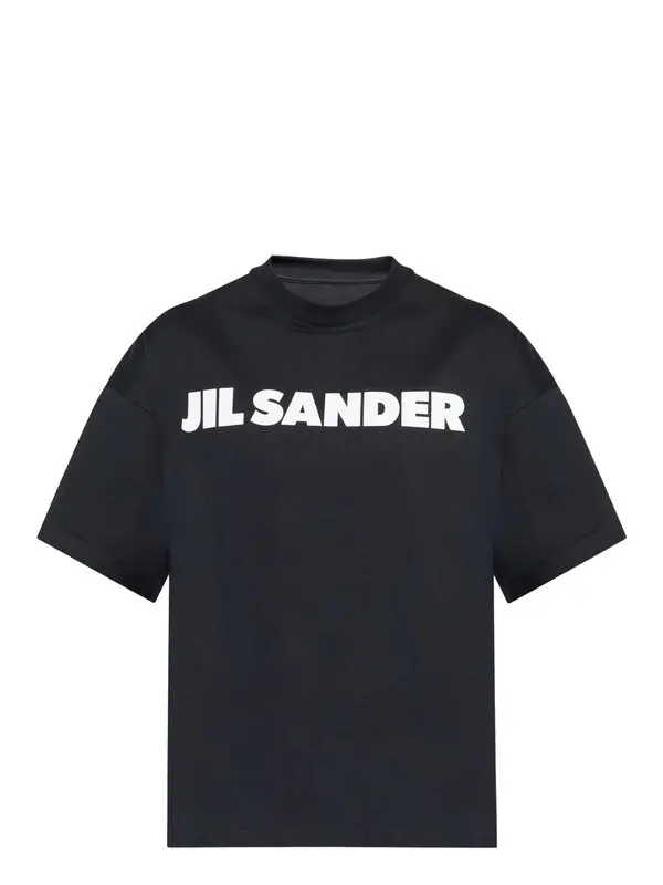 JIL SANDER Logo T-shirt - Black