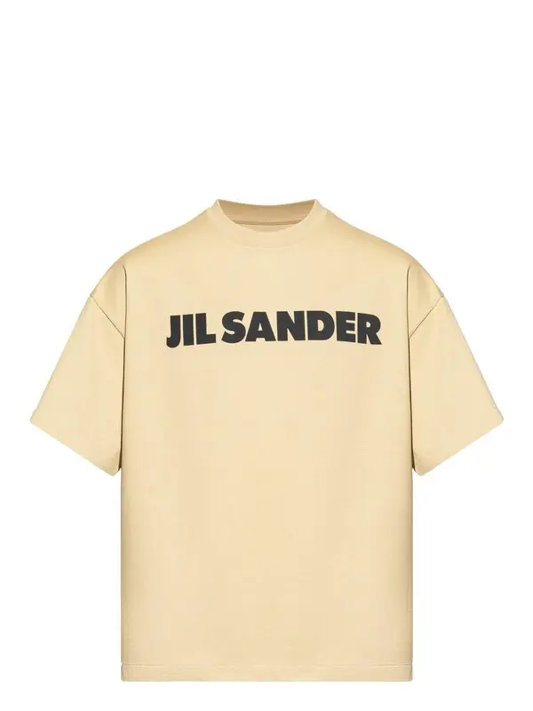 JIL SANDER Logo T-shirt - Beige