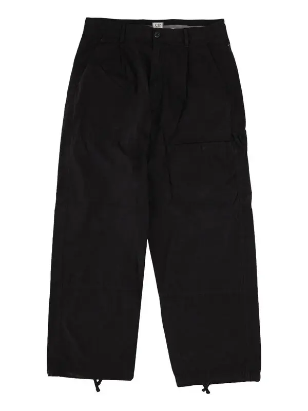 C.P. COMPANY Boxy Fit Cargo Pants - Black