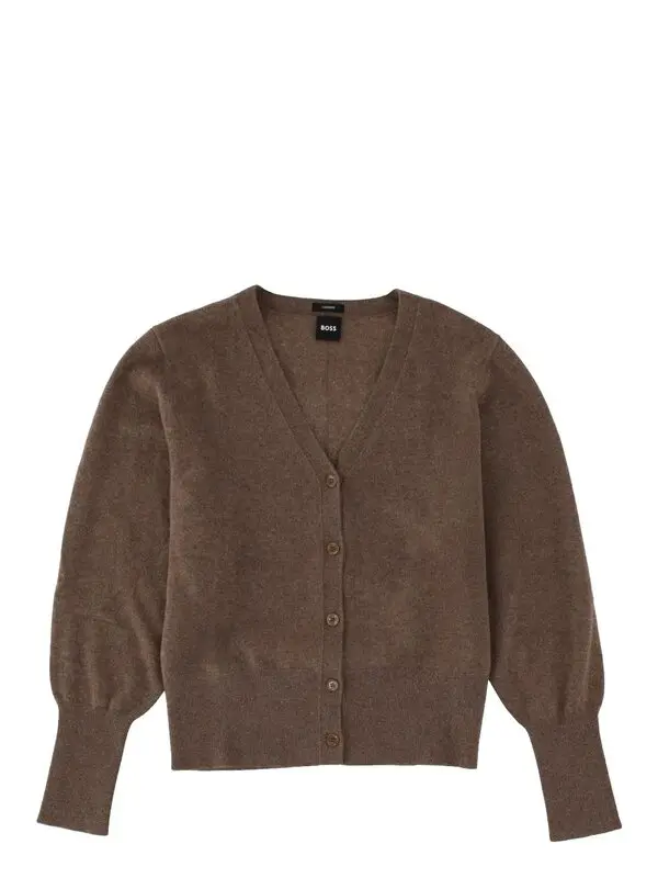 BOSS Furvona Cardigan - Brown