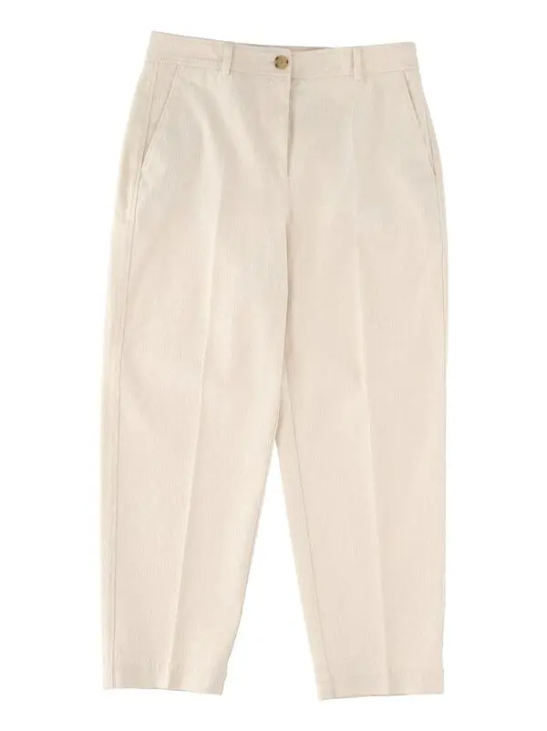 BOSS Tecarino Regular Fit Pants - White