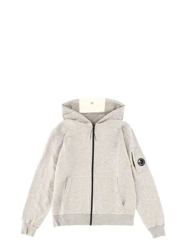 C.P. COMPANY Regular Fit Hoodie - Grey